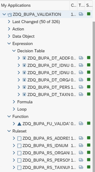 Validating data with BRFplus: Technical implementation